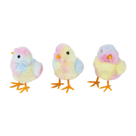 Click here for Northlight 4 Tie Dye Plush Chick Easter Figurine... prices