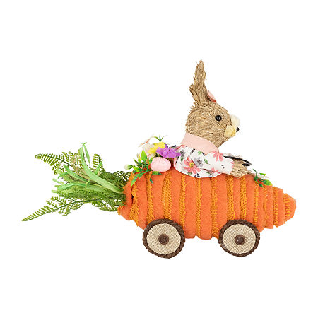 Click here for Northlight 13 Girl Bunny With Carrot Car Easter Ta... prices