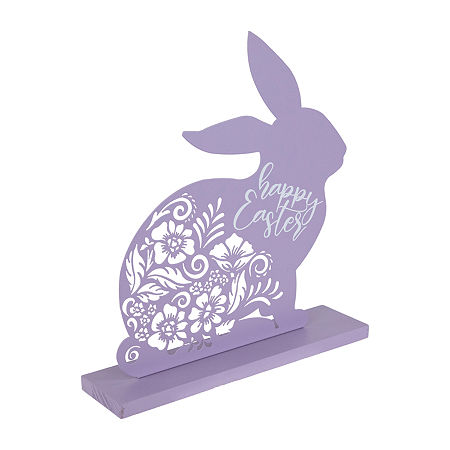 Click here for Northlight 13 Happy Floral Cut-Out Bunny Easter Ta... prices