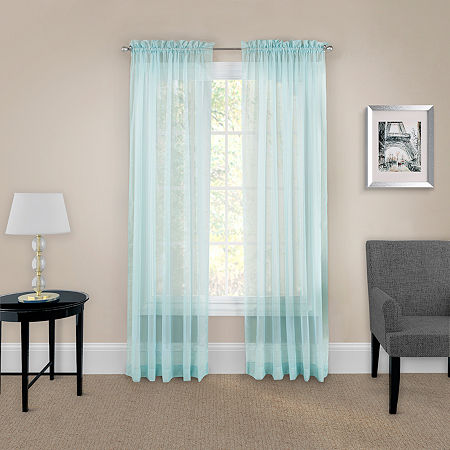 Click here for Eclipse Victoria Voile Rod Pocket Sheer Set of 2 C... prices