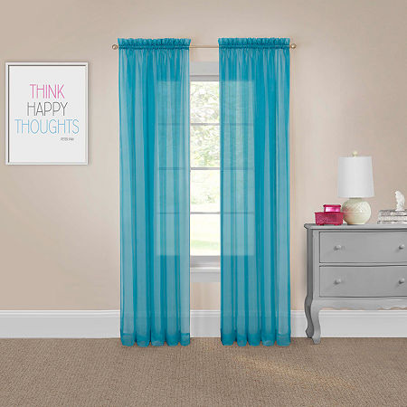 Click here for Eclipse Victoria Voile Rod Pocket Sheer Set of 2 C... prices