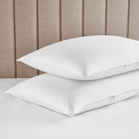 Click here for Fieldcrest Down Medium Density Bed Pillow  One Siz... prices