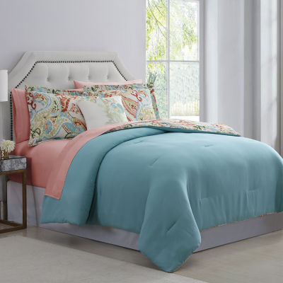 Modern Threads Kailyn Reversible Complete Bedding Set with Sheets ...