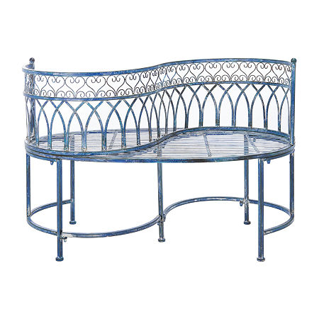 Click here for Lara Kissing Bench - Antique blue prices