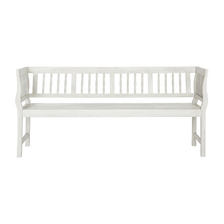 Click here for Brentwood Outdoor Collection Bench  One Size  Whit... prices