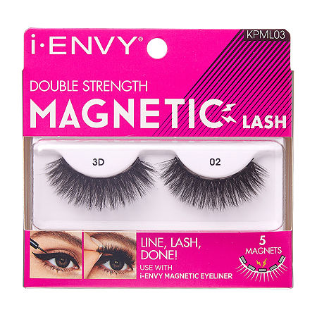 Click here for Kiss Lashes Magnetic 3d-Style 02  One Size  Black... prices