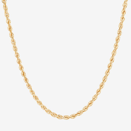 Click here for Unisex Adult 10K Gold 22 Inch Rope Chain Necklace... prices