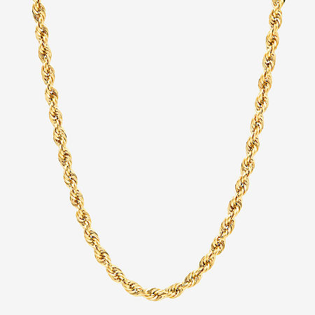 Click here for Unisex Adult 14K Gold 24 Inch Rope Chain Necklace... prices
