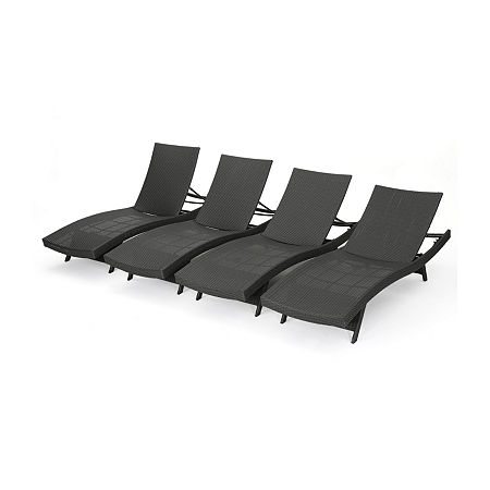 Click here for Salem Adjustable 4-pc. Lounge Chair  One Size  Gra... prices