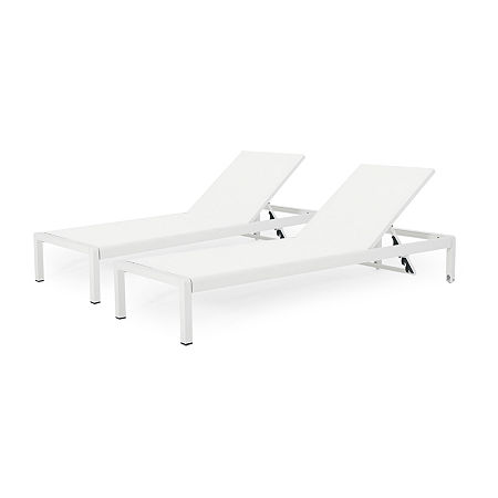 Click here for Cape Adjustable 2-pc. Lounge Chair  One Size  Whit... prices