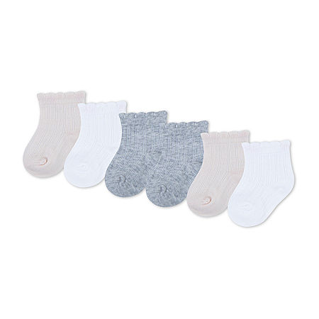 Click here for Huggies Baby Girls Multi-Pack 6 Pair Quarter Ankle... prices