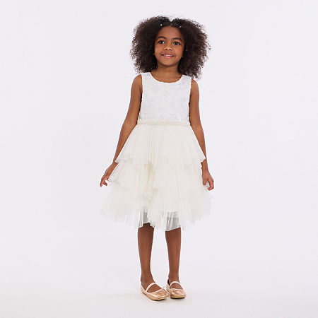Click here for Bonnie Jean Little Girls Sleeveless Flower Girl Fi... prices