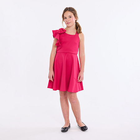 Click here for Bonnie Jean Big Kid Girls Sleeveless One Shoulder... prices