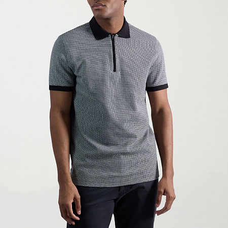 Click here for Haggar Houndstooth Mens Regular Fit Short Sleeve P... prices
