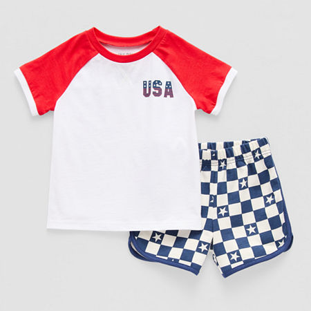 Click here for Okie Dokie Toddler & Little Boys 2-pc. Short Set... prices