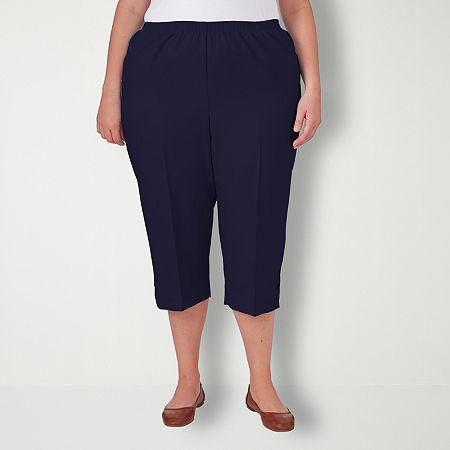 Click here for Alfred Dunner Classics Womens Straight Mid Rise Pl... prices