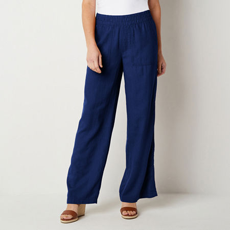 Click here for St. Johns Bay Womens Wide Leg High Rise Trouser  X... prices