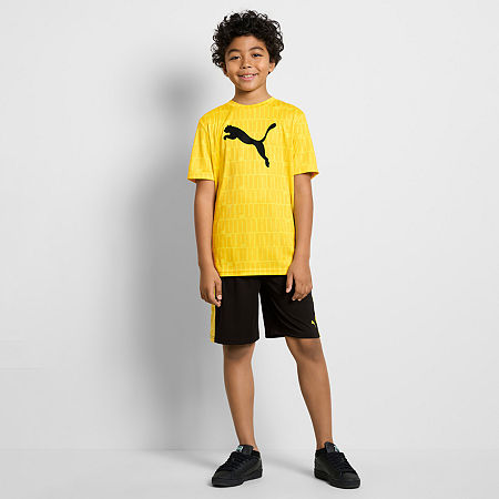 Click here for PUMA Big Kid Boys 2-pc. Short Set  Small (8)  Yell... prices
