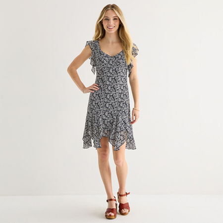 Click here for Emerald Sundae Womens Juniors Floral Babydoll Dres... prices