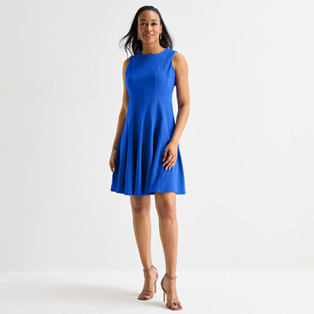 Click here for Danny & Nicole Womens Sleeveless Fit + Flare Dress... prices