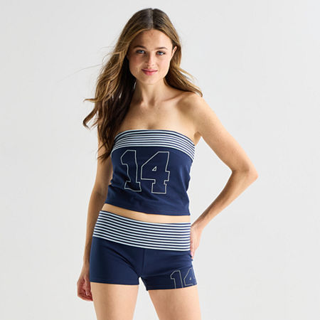 Click here for Forever 21 Womens Juniors Tube Top  Medium  Blue prices