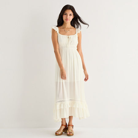 Click here for Arizona Womens Juniors Long Sleeve Midi Peasant Dr... prices