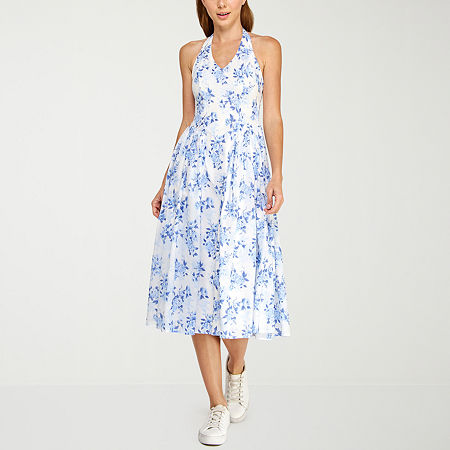 Click here for B. Smart Womens Juniors Sleeveless Floral Midi Fit... prices