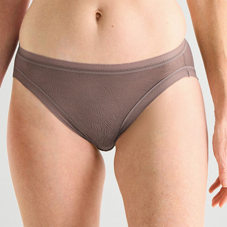 Click here for Ambrielle Smooth Lace Hicut Panty  Small  Brown prices