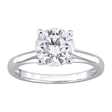 Click here for Womens Lab Created White Moissanite 10K White Gold... prices