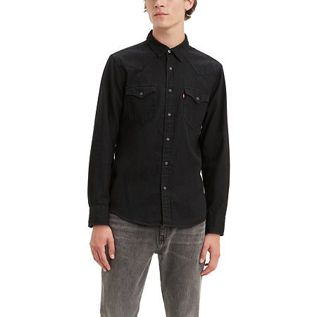 Click here for Levis Mens Long Sleeve Western Shirt  Xx-large  Bl... prices