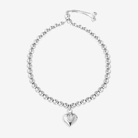 Click here for Womens Sterling Silver Heart Bolo Bracelet  One Si... prices
