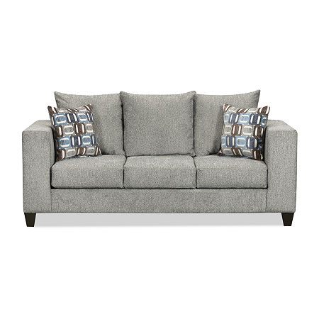 Click here for Olivia Contemporary Chenille Sofa  One Size  Gray prices