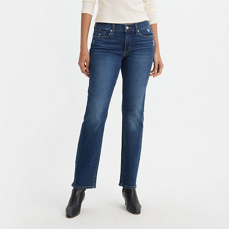 Click here for Levis Womens Mid Rise Classic Straight Jean  6  Bl... prices