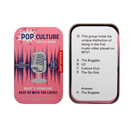 Click here for Kikkerland Pop Culture Trivia Card Game  One Size... prices