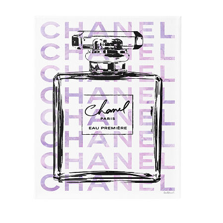 Click here for Stupell Industries Glam Black Purple Perfume Bottl... prices