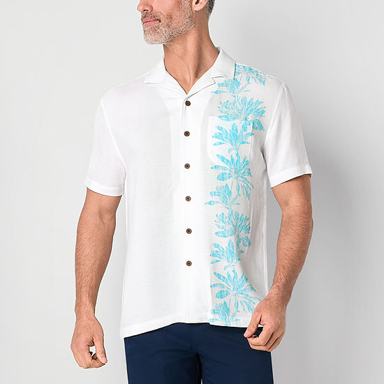 St. John's Bay Camp Mens Classic Fit Short Sleeve Button-Down Shirt ... St. John's Bay Camp Mens Classic Fit Short Sleeve Button-Down Shirt ...