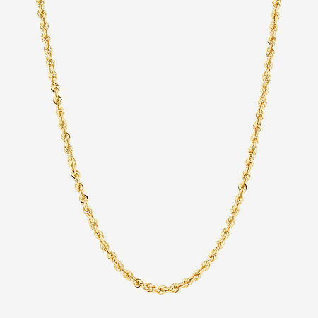 Click here for Unisex Adult 10K Gold 18 Inch Rope Chain Necklace... prices