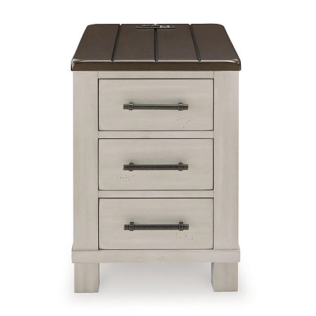 Signature Design By Ashley Darborn Chairside Table  One Size  Brown