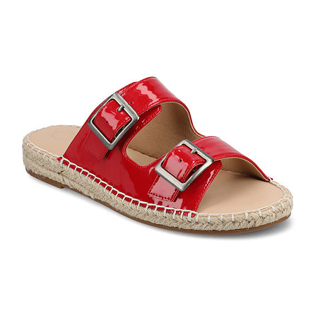 Click here for Journee Collection Womens Tresah Double Strap Espa... prices
