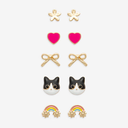 Click here for Mixit Girls Hypoallergenic 3 Pair Earring Set  One... prices