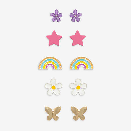 Click here for Mixit Girls Butterfly Flower Hypoallergenic 3 Pair... prices