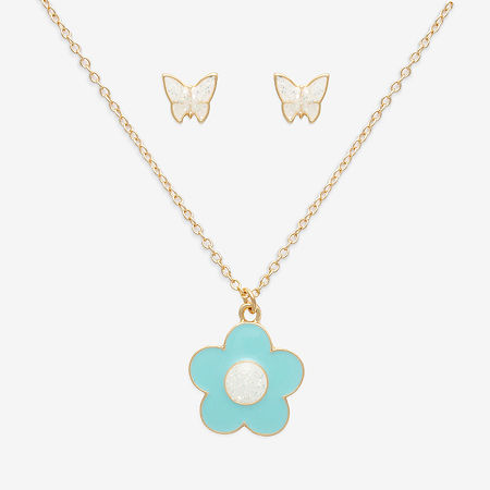 Click here for Mixit Girls Butterfly Flower Hypoallergenic 2-pc.... prices