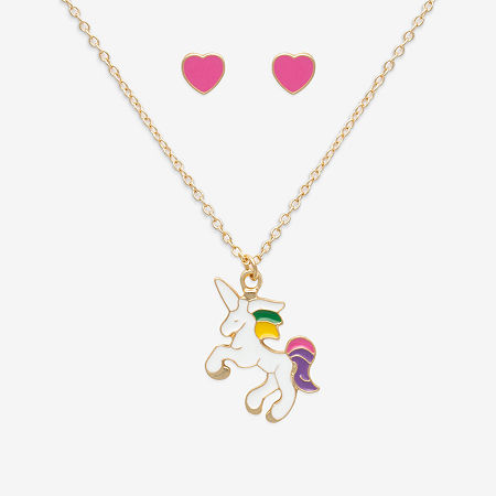 Click here for Mixit Girls Heart Hypoallergenic 2-pc. Jewelry Set... prices