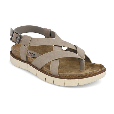 Click here for Mia Amore Womens Elain Adjustable Strap Flat Sanda... prices