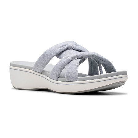 Click here for Clarks Womens Breeze Rae Sandals  7 1/2 Medium  Gr... prices