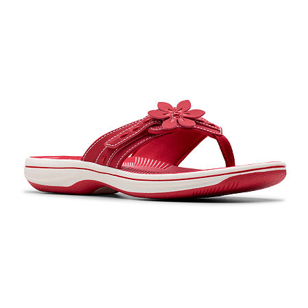 Click here for Clarks Cloudsteppers Womens Breeze Opal Flip-Flops... prices