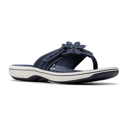 Click here for Clarks Cloudsteppers Womens Breeze Opal Flip-Flops... prices