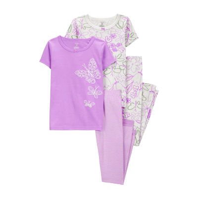 Carter's Little & Big Kid Girls 4-pc. Pajama Sets - JCPenney