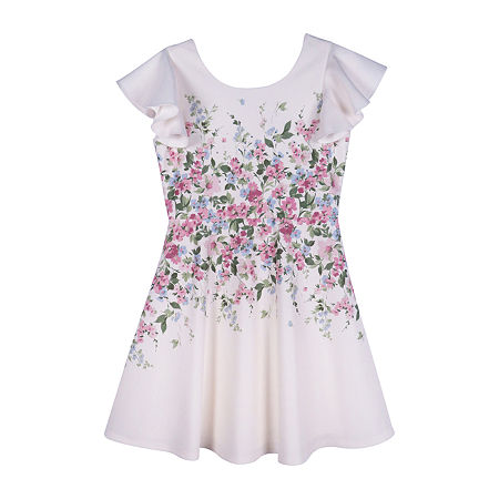 Click here for Lilt Big Kid Girls Sleeveless Flower Girl Floral S... prices