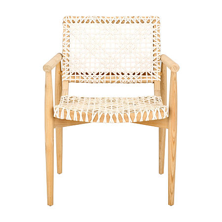 Click here for Sianna Accent Chair - White / natural prices